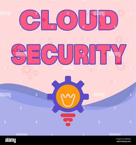 Text Sign Showing Cloud Security Conceptual Photo Imposing A Secured System Of Existing Data In