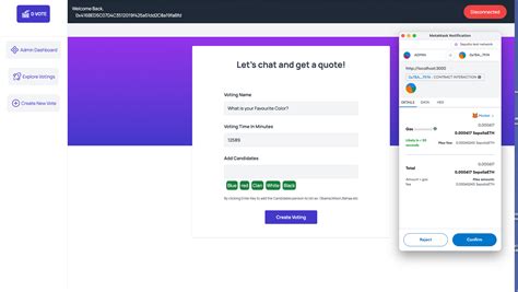 Vote Chain Multi Vendors Blockchain Voting Web App With Next Js And