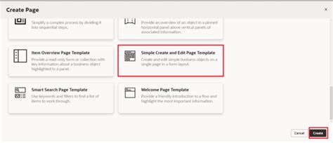 Working With Redwood Simple Create And Edit Page Template In Oracle Visual Builder TechSupper