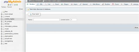 Belajar Database Membuat Database Dan Tabel MySQL Ringkas