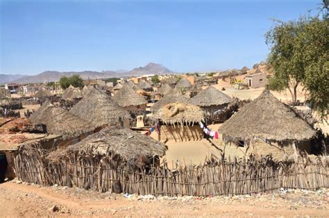 Eritrean Village In Western Part Of The Country Stock Image Image Of Rural Architecture