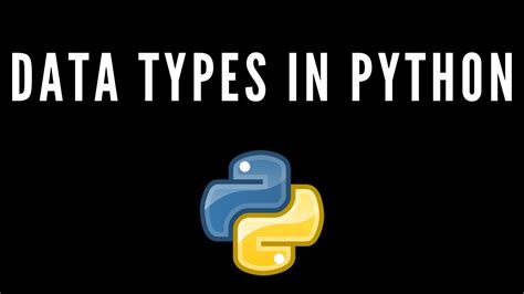 Data Type In Python Fully Explained Python Bootcamp Pythondatatypes