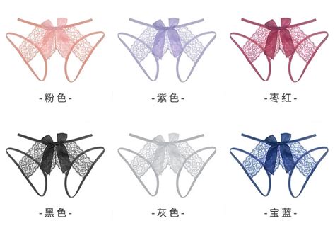 M Xxl 여성용 섹시한 가랑이 비키니 란제리 팬티 나비 매듭 레이스 끈 팬티 G 스트링 팬티 섹스용 팬티 가랑이 없는 팬티 Aliexpress