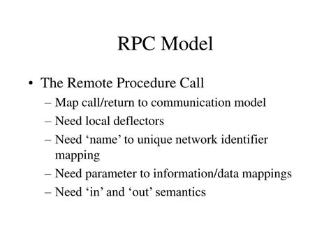 Ppt Suns Remote Procedure Call Powerpoint Presentation Free Download Id4468097
