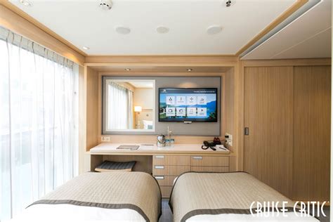 Twin Bed Configuration On Viking Gullveig French Balcony Cabin Twin Bed