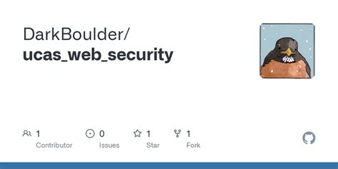 GitHub DarkBoulder Ucas Web Security