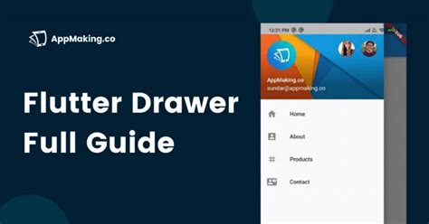 Flutter Drawer Tutorial With Examples AppMaking Co