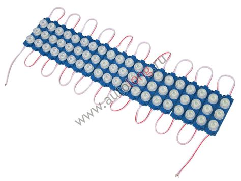 Лента светодиодная модульная 12В Синяя (20 шт) 12 v купить по низким ...