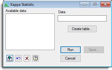 Kappa Statistic Genstat V22