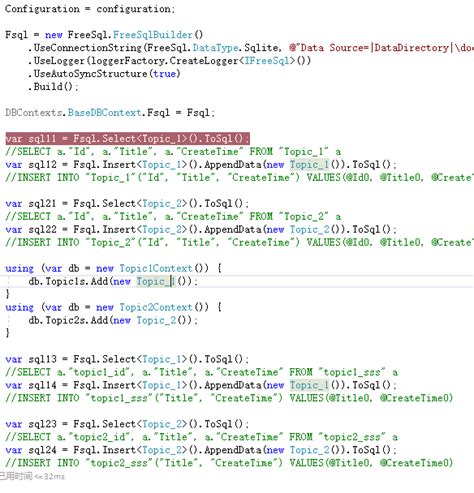 建议能结合EF Core的一些特性来弄 Issue dotnetcore FreeSql GitHub
