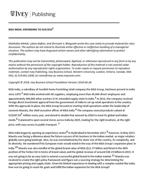 Ikea India Case Study Pdf