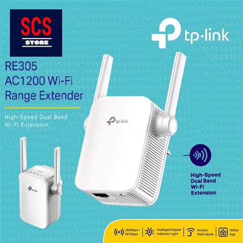 Tp Link Ac Wireless Dual Band Extender Wifi Booster Repeater Re Shopee Malaysia
