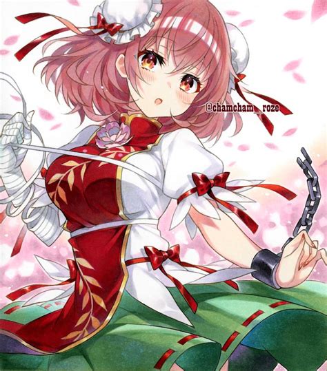 Chacham Ibaraki Kasen Touhou Hashtag Only Commentary Marker Medium Traditional Media