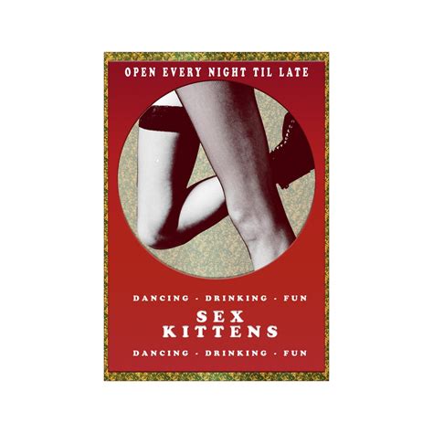 Sex Kittens Poster Nude Art Sex Art Vintage Poster Etsy