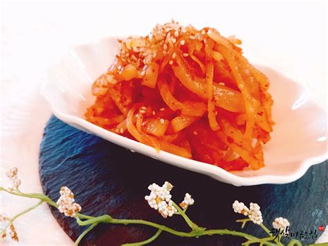 초간단 동치미 무무침 만드는법 남편아이 도시락밑반찬 제철 쉬운집밥 무요리