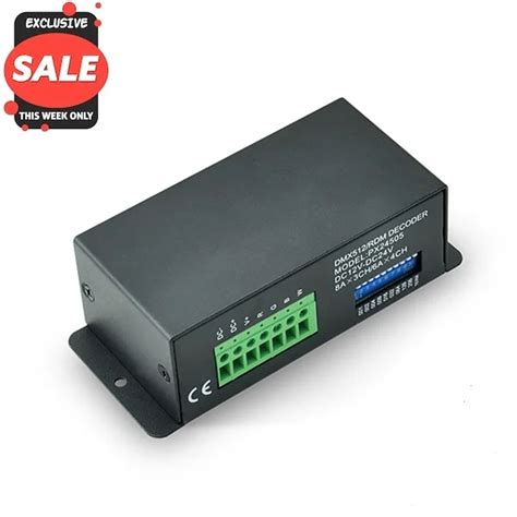 6a 4 Channel 8a 3 Channel Constant Voltage Dmx Rdm Rgbw Led Decoder Dmx Lighting Controller With