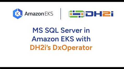 Deploy A Sql Server Ag In Amazon Elastic Kubernetes Service With