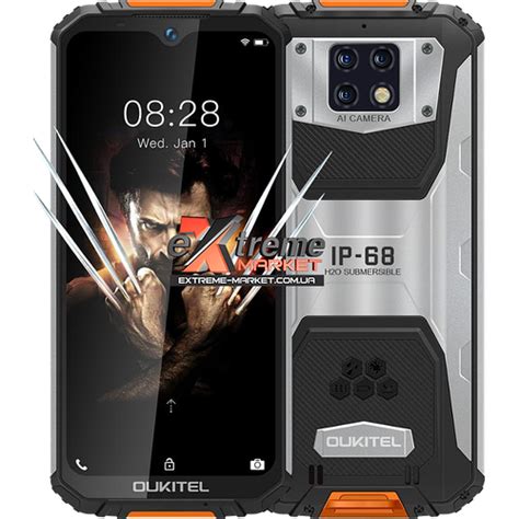 OUKITEL WP6 6/128GB Orange/Black, 10000 mAh, IP69K, 48 Мп, Дисплей 6.3 ...