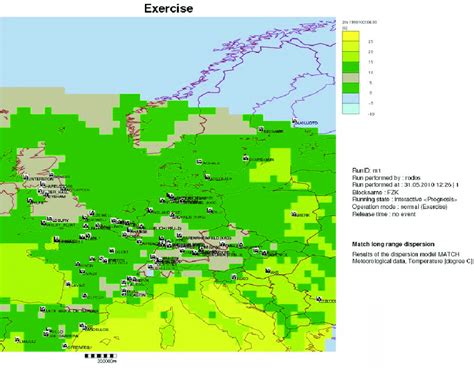 Temperature Distribution Over The Calculation Domain Download Scientific Diagram