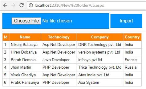 How To Read CSV File In ASP NET With Example C And VB NET