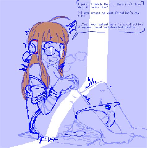 Rule 34 Bodily Fluids Caught Caught Masturbating Crossman English Text Glasses Headphones