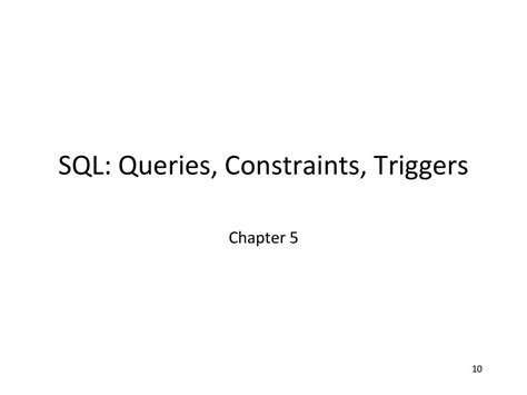Database Systems October 14 2009 Lecture 5 Ppt Download