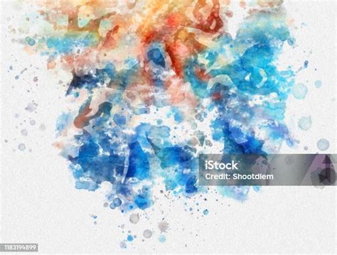 추상 화려한 수채화 배경입니다 디자인 벽지 질감에 대한 예술페인트 배경 현대 미술 현대 미술 수채화에 대한 스톡 사진 및 기타 이미지 Istock