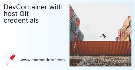Devcontainer With Host Git Credentials Marc Andreu