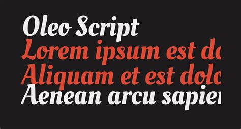 Oleo Script Free Font What Font Is