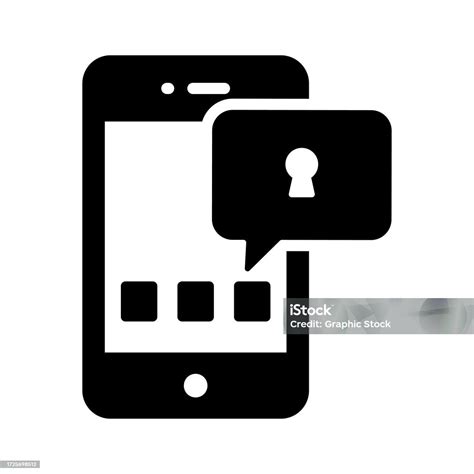 모바일 앱 보안의 고유 아이콘 모바일 앱 보호의 편집 가능한 벡터 앱 보안 Brand Name Smart Phone에 대한 스톡 벡터 아트 및 기타 이미지 Brand