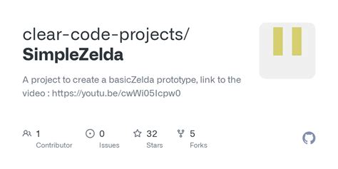 Issues Clear Code Projects SimpleZelda GitHub