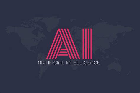 인공지능 생성 모델 스마트 디지털 기술 과학 프로그래밍 프리젠 테이션 컨셉 디자인 비즈니스를위한 Ai 벡터 일러스트레이션 딥