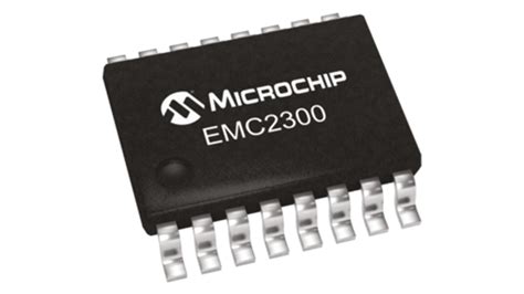 Emc2300 Azc Microchip Temperature Sensor Pwm Output Surface Mount Smbus ±025°c 16 Pins Rs
