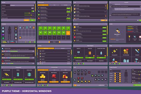 Ultimate Flat Themed Bundle Gui Ui Kit 9 Themes Psd Sources