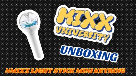 Nmixx Light Stick Mini Keyring Unboxing Youtube