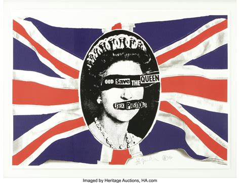 Sex Pistols God Save The Queen Limited Edition Print 319320 Lot