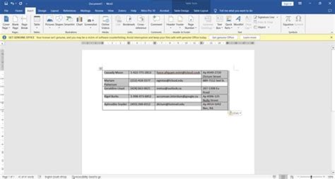 Steps To Convert A Word Table To Microsoft Excel Guiding Tech