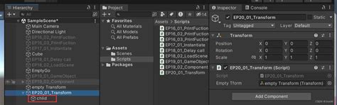 【unity】【c 】变换组件 Transform 和 V3结构体 C Transform Csdn博客