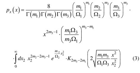 Where K X Denotes The Modified Bessel Function Of The
