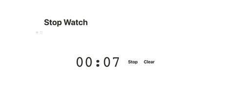 Apption Embed Notion Stopwatch Widget