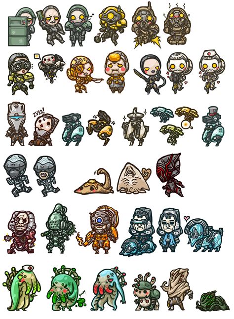 Warframe Chibis For Competition By Yuikami Da On Deviantart