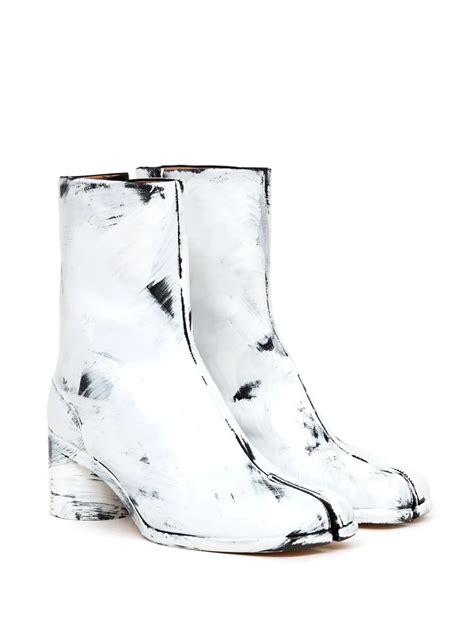 Maison Margiela Tabi Bianchetto 60mm Ankle Boots White Farfetch Uk
