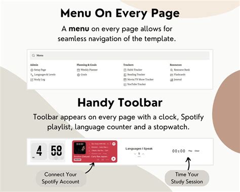 Notion Language Learning Template Notion Language Template Language Learning Planner Language