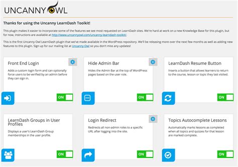 Uncanny Learndash Toolkit