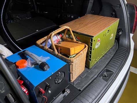 겨울캠핑 준비물 무시동히터와 파워뱅크 장착 Ft 펠리세이드 차박 튜닝 네이버 블로그