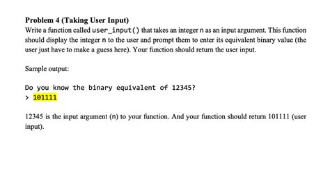 Answered Write A Function Called Userinput Bartleby