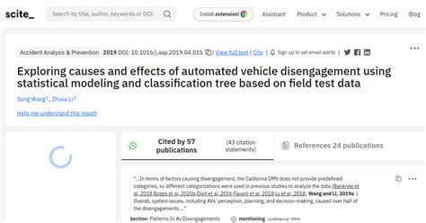 Exploring Causes And Effects Of Automated Vehicle Disengagement Using