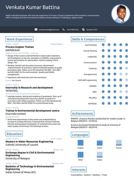 Venkat Kumars Resume Pdf