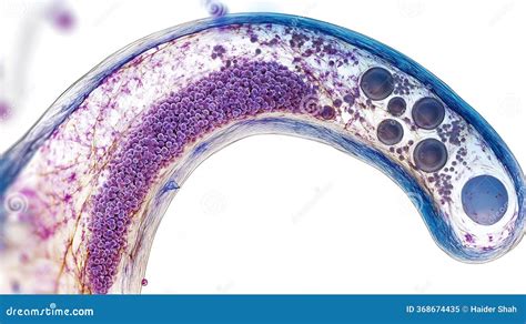 Eukaryotic Nucleus Structure With Chromatin Nucleolus And Nuclear