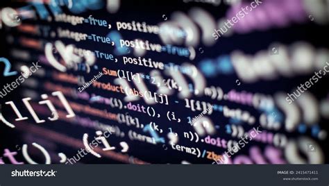 Programming Code Background Software Developer Programming Stock Photo ...